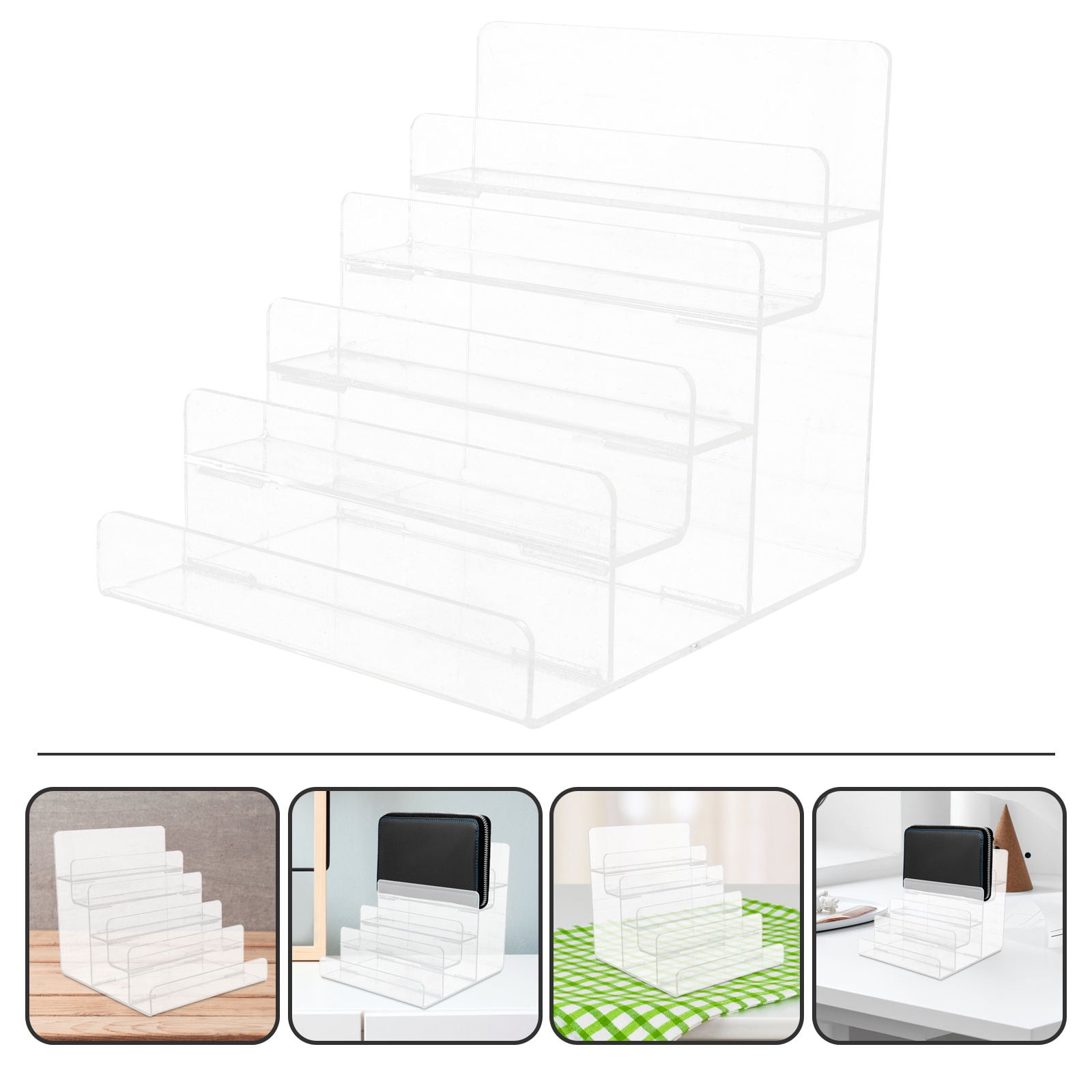 TAILTOSS 1Pack Purse Organizer Ladder Shape Acrylic Display Racks For ...