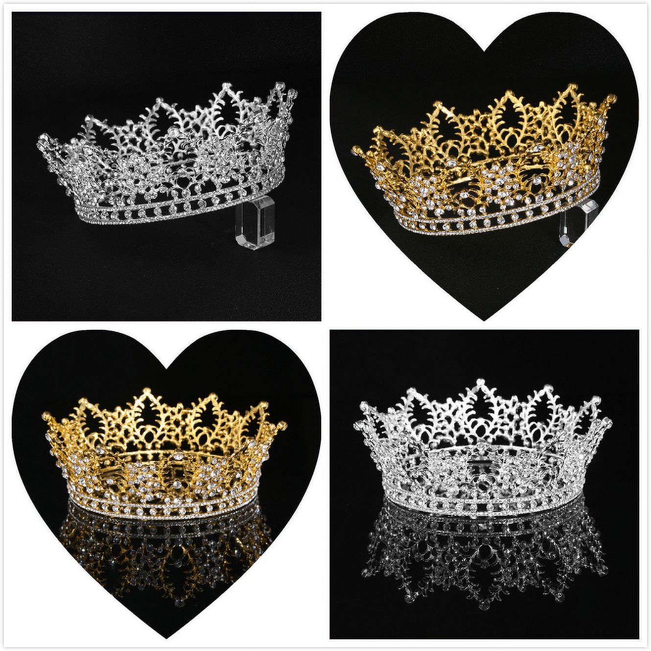 TAILTOSS 1Pack Renaissance Crown Tiara And Crowns For Women Bridal ...