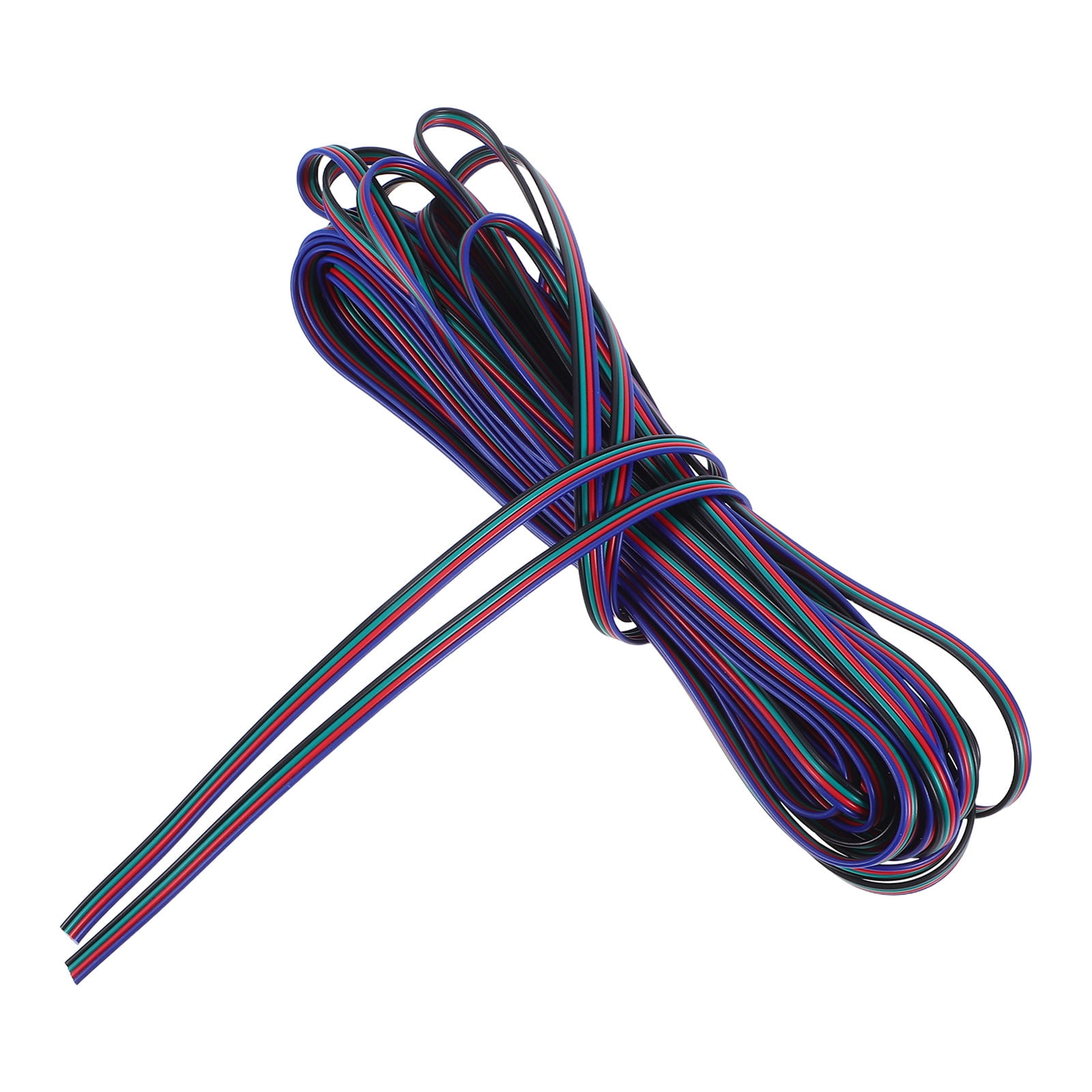 TAILTOSS 1Pack Rgb Extension Cable Multi Copper Wire for Lighting Setup ...
