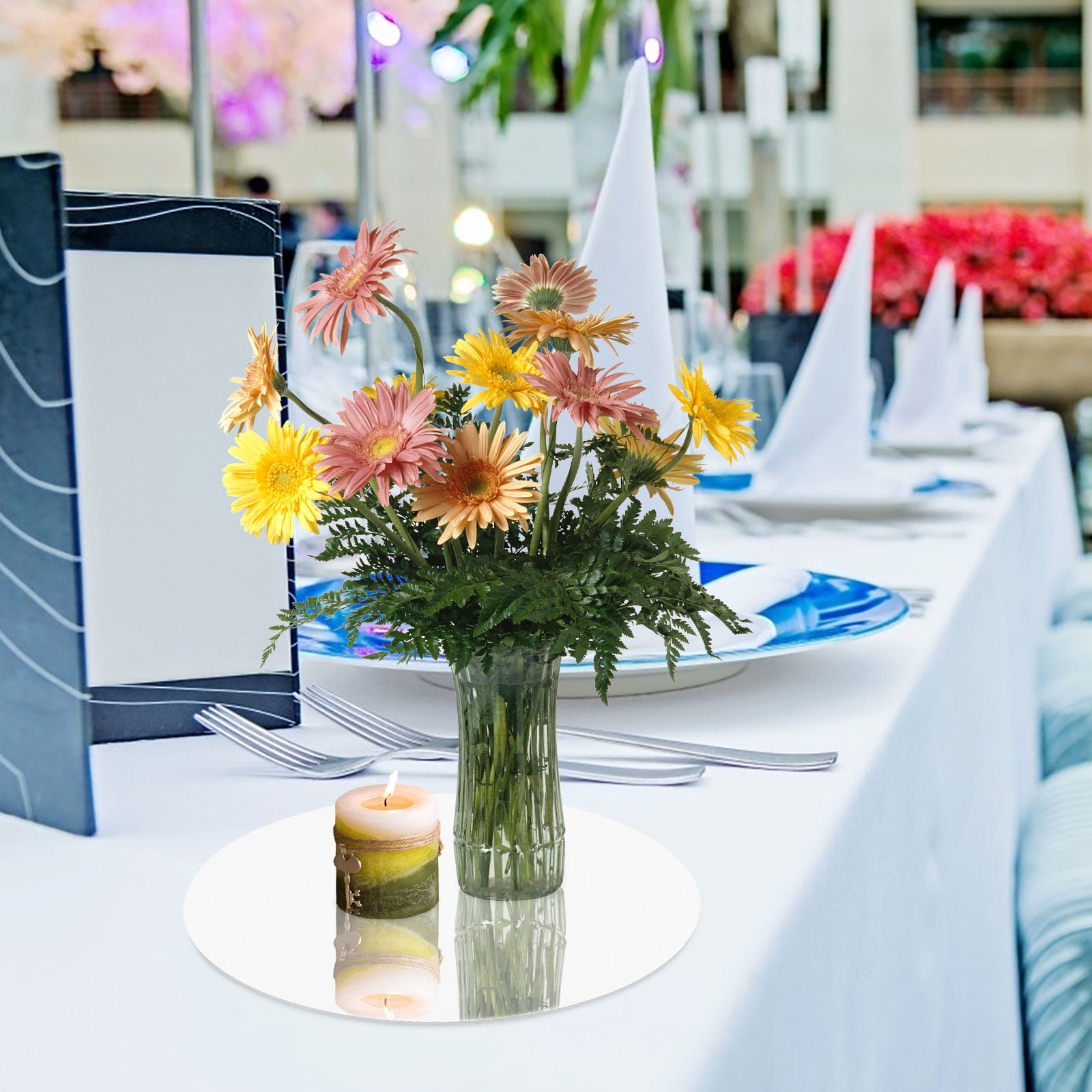 TAILTOSS 1Pack Table Centerpieces for Party Event Acrylic Mirror ...