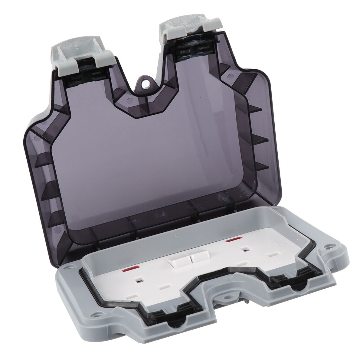 TAILTOSS 1Pack Weather Resistant Metal Plastic Outdoor Socket with for ...