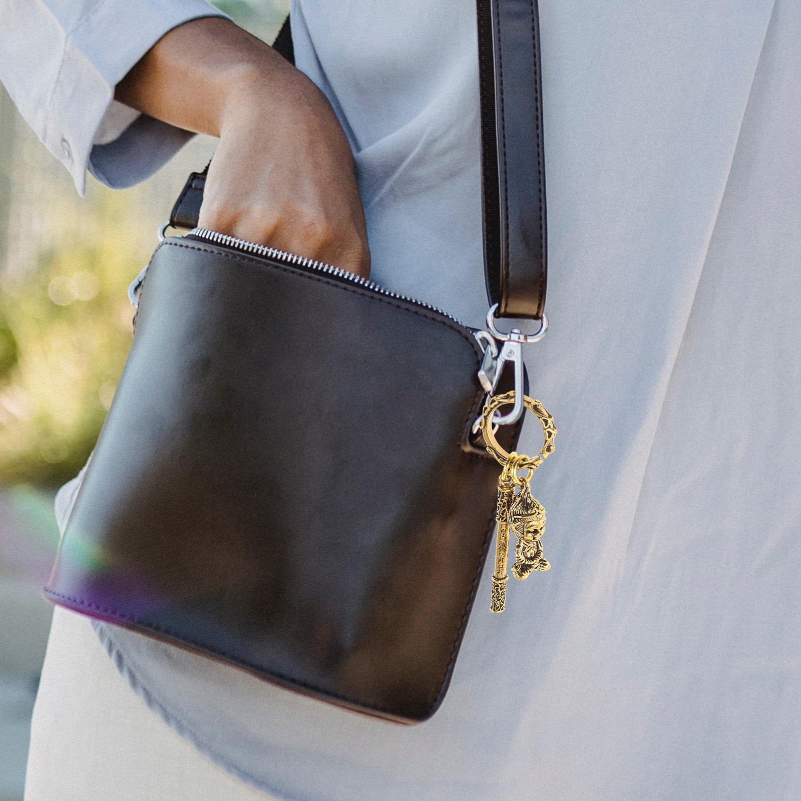 TAILTOSS 1Pack Wukong Figure Keychain with for Handbag Daily Use Cute ...