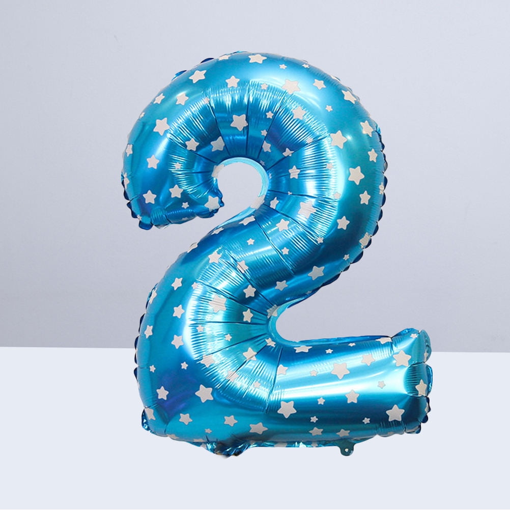 TAILTOSS 1Pcs Blue Aluminum Foil Ball 32 Inch for Event Decorators ...