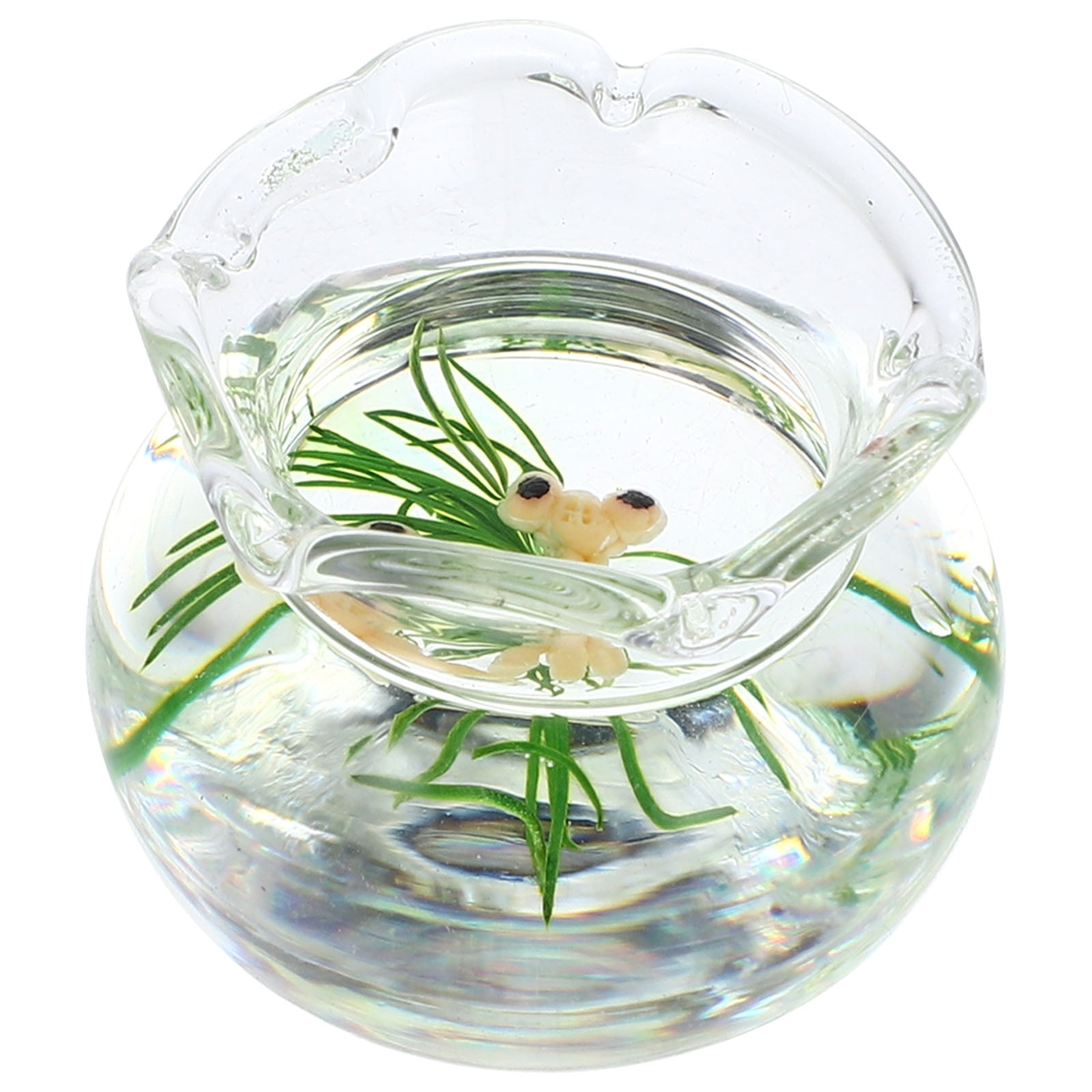TAILTOSS 1Pcs Miniature Fish Bowl Miniature Scene Accessory for ...