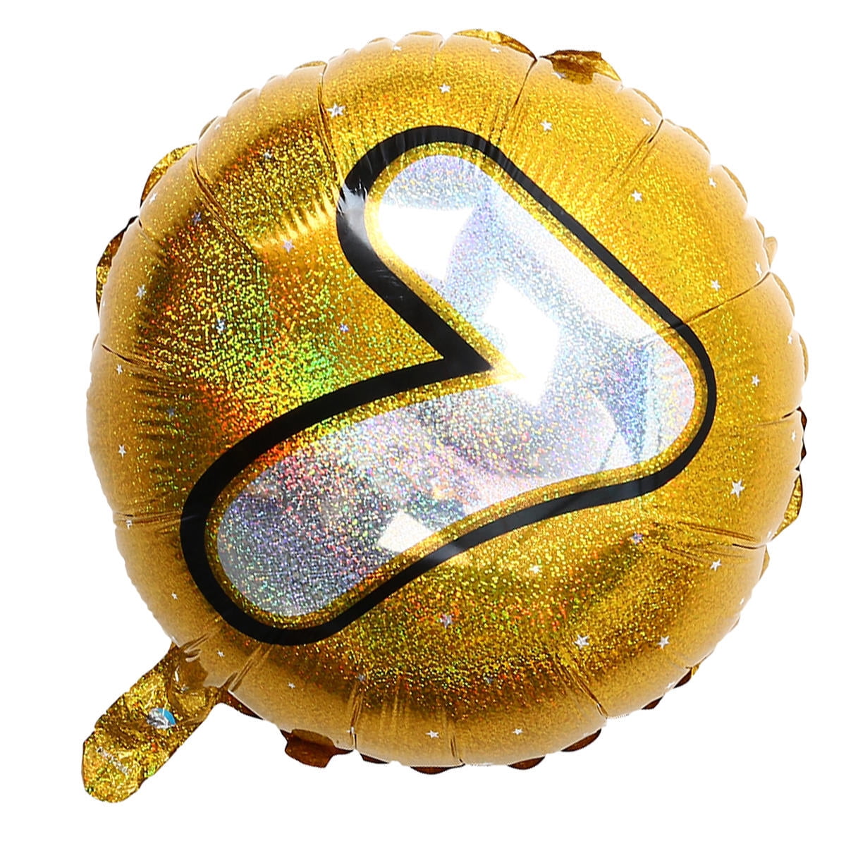 TAILTOSS 1Pcs Number 7 Helium Foil Balloons Gold Circular for Birthday ...