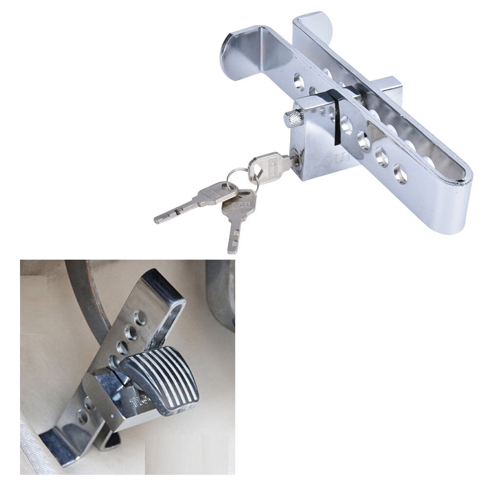 TAILTOSS 1Pcs Silver Car Clutch Lock for Drivers Anti-theft and Brake ...