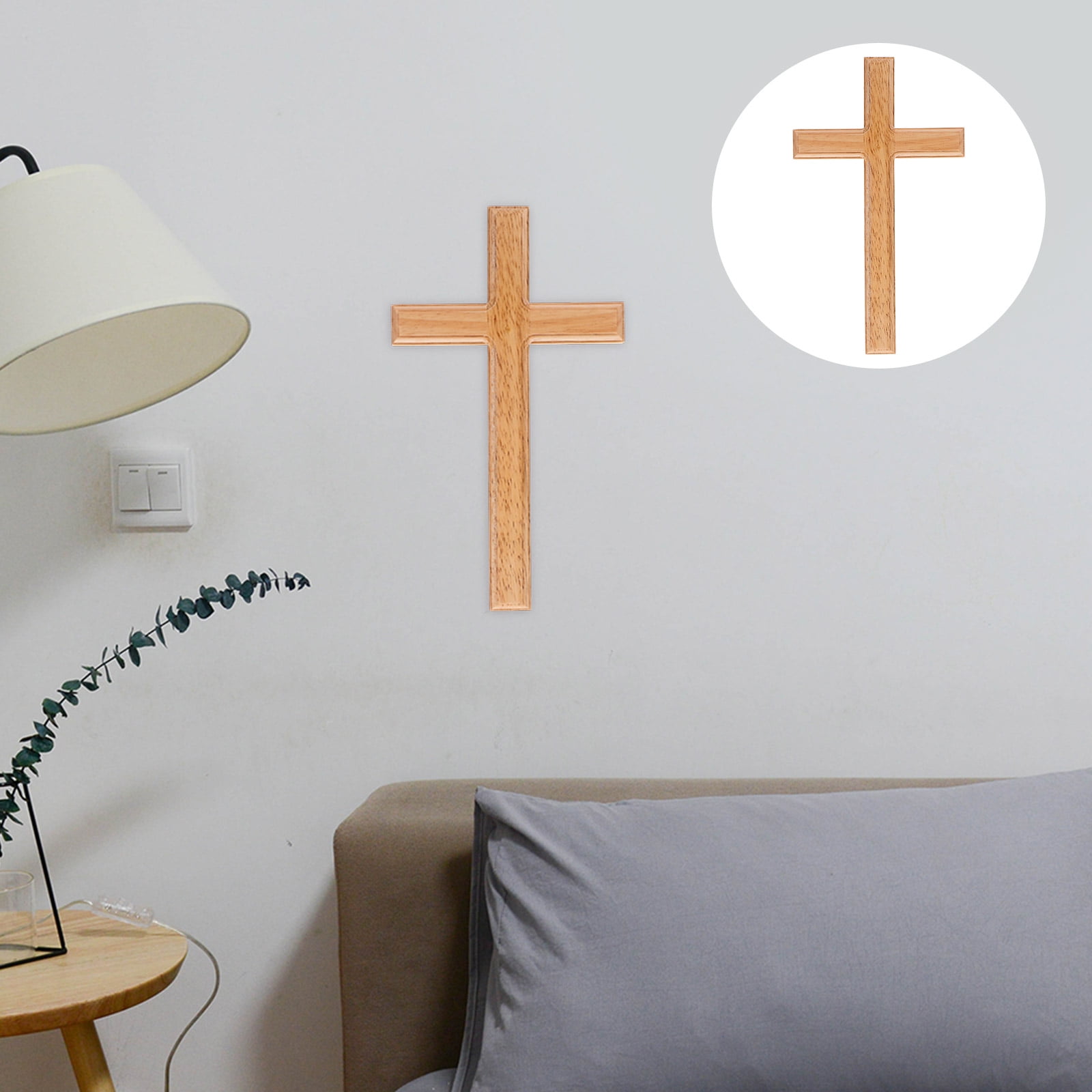 TAILTOSS 1Pcs Wooden Wall Crosses Rustic Wood Wall Decor 11.79X6.88X0 ...