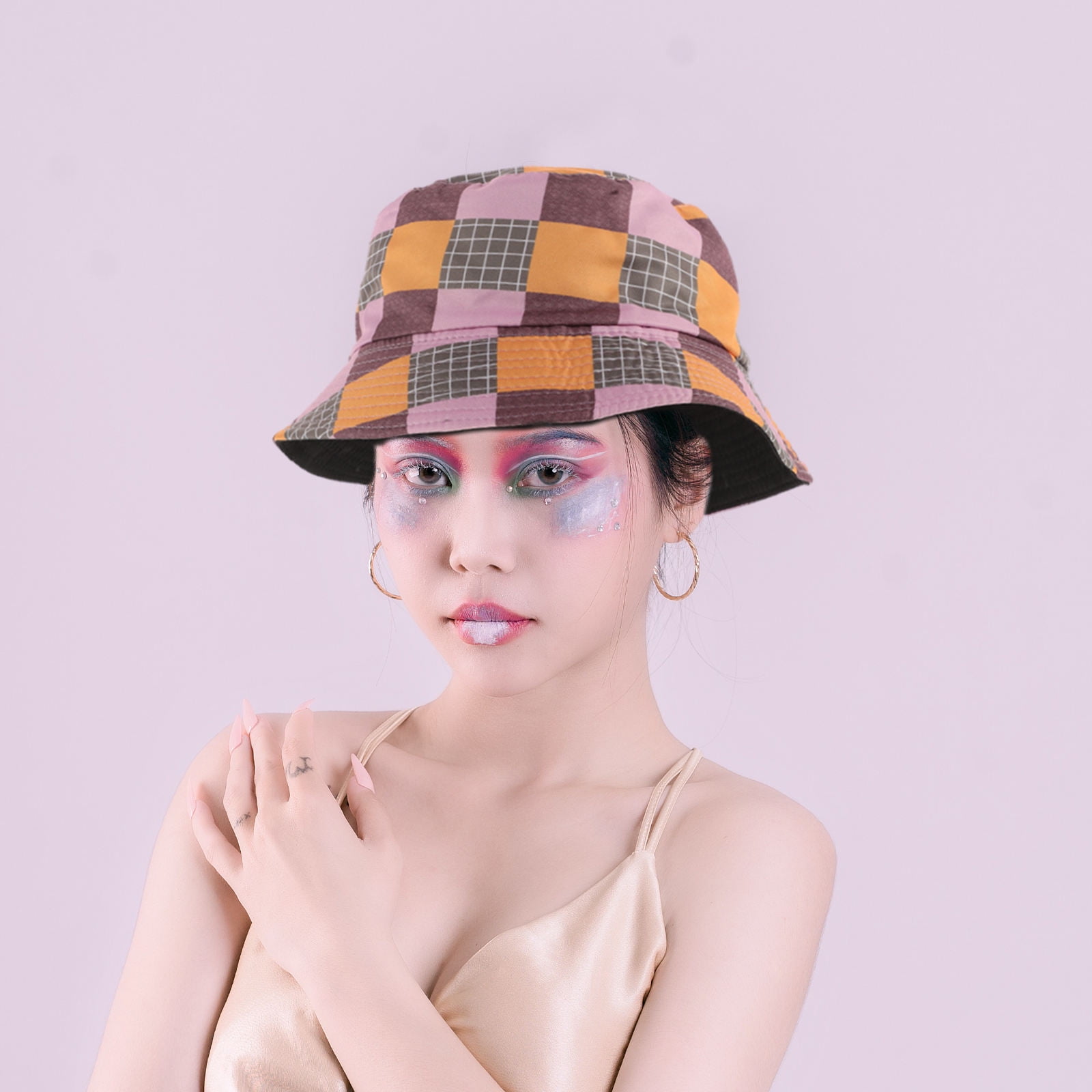 TAILTOSS 1Piece Women Bucket Hat For Beach Party Camping Traveling Sun ...