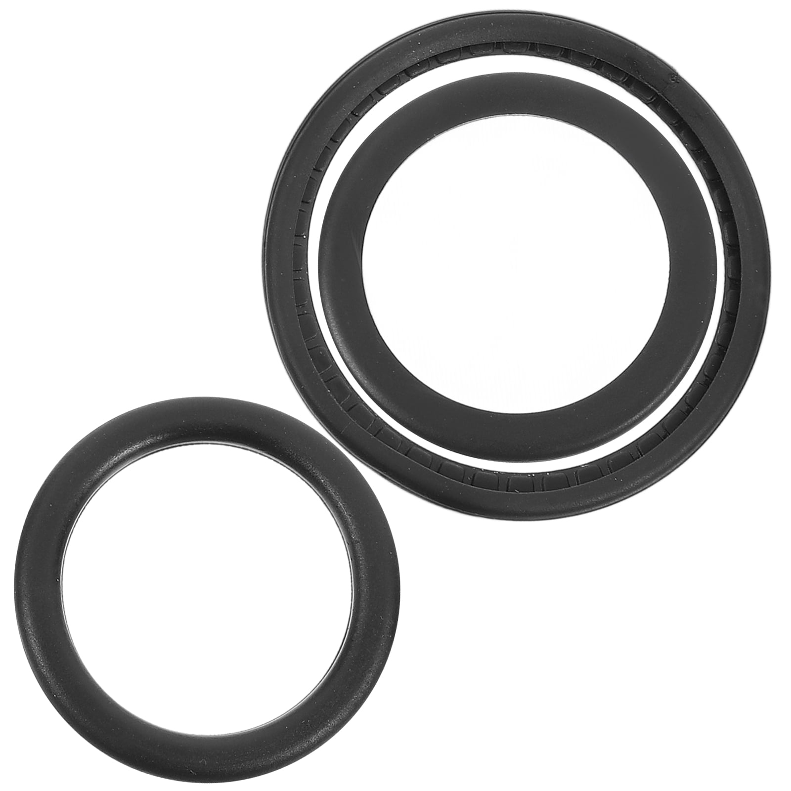 TAILTOSS 1Set Black Round Stethoscope Diaphragm Assembly with Floating ...