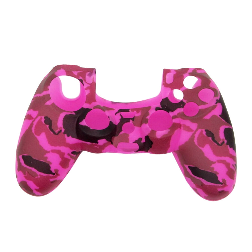 TAILTOSS 1Set Corners and Back Controller Grip Cover Rosy Camouflage for Secure Fit - Walmart.com