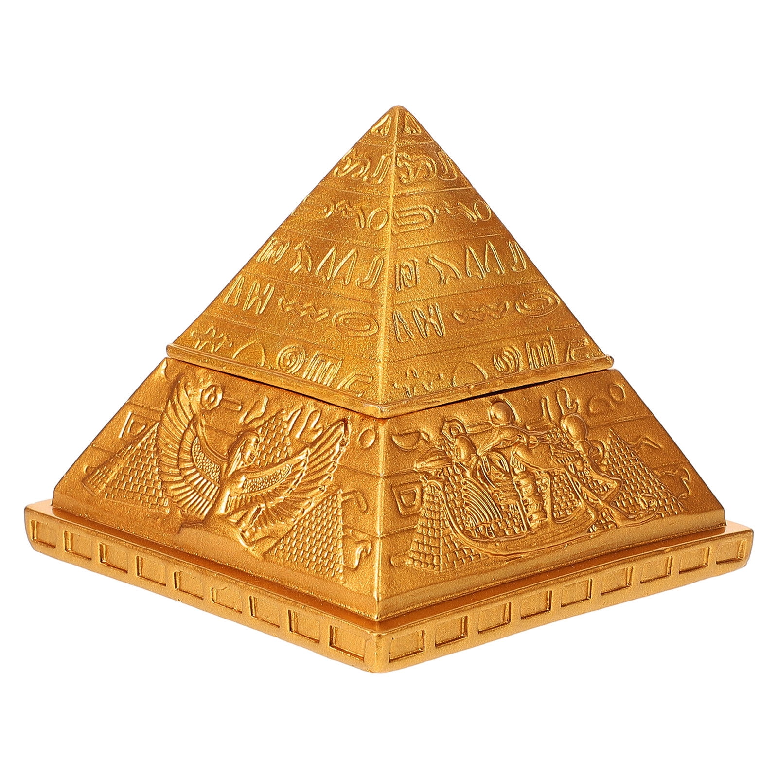 TAILTOSS 1Set Decorative Pyramid Model Golden Style For Home Decoration ...