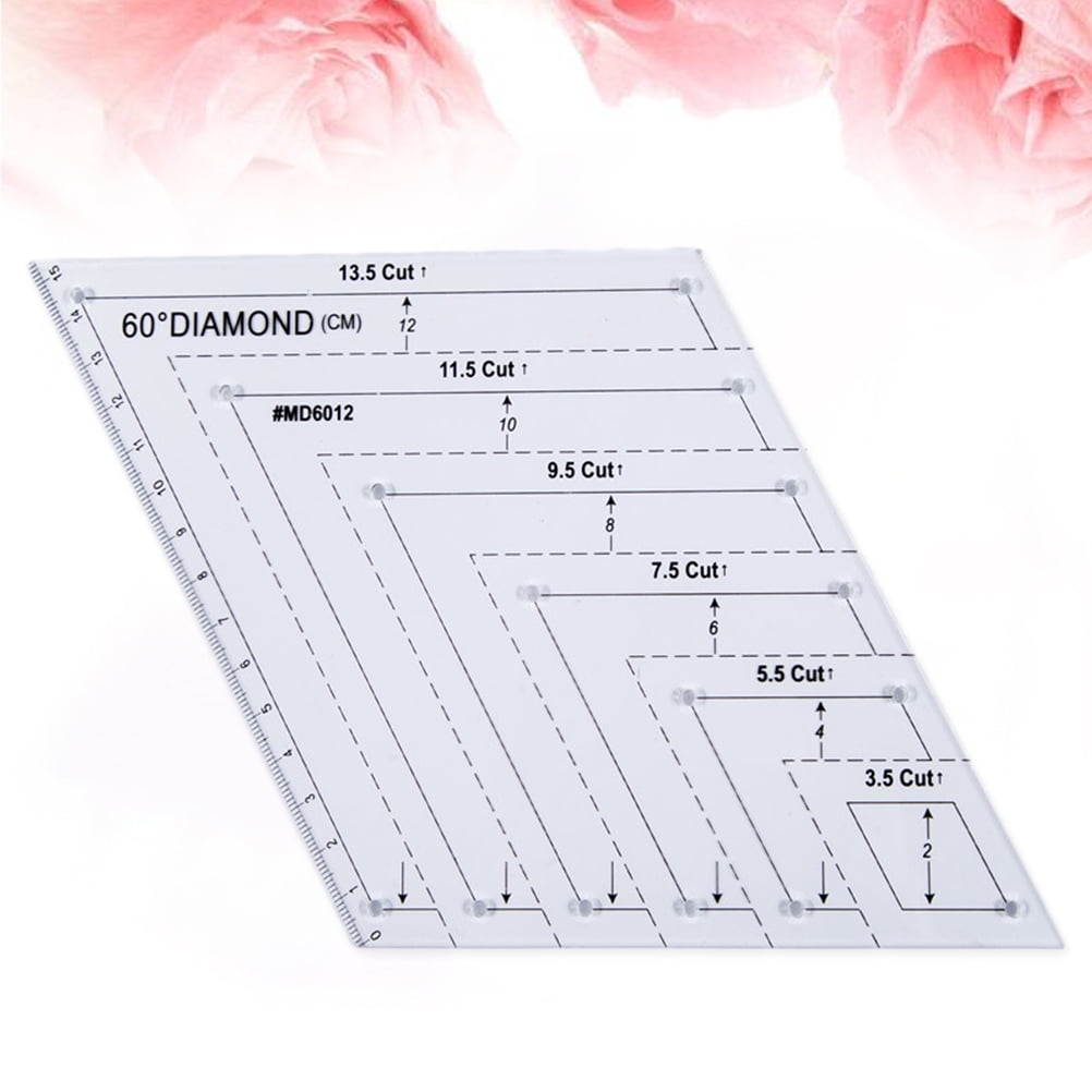 TAILTOSS 1Set Patchwork Ruler Multi-Angle Acrylic Template Tool for ...