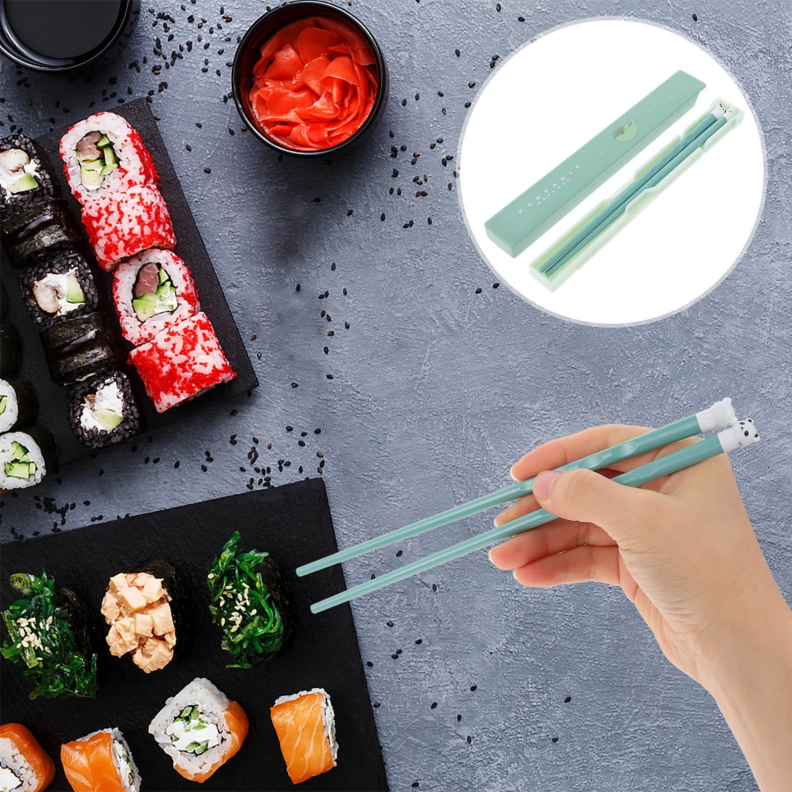 TAILTOSS Portable Chopsticks Set Reusable Camping 1 Set - Walmart.com
