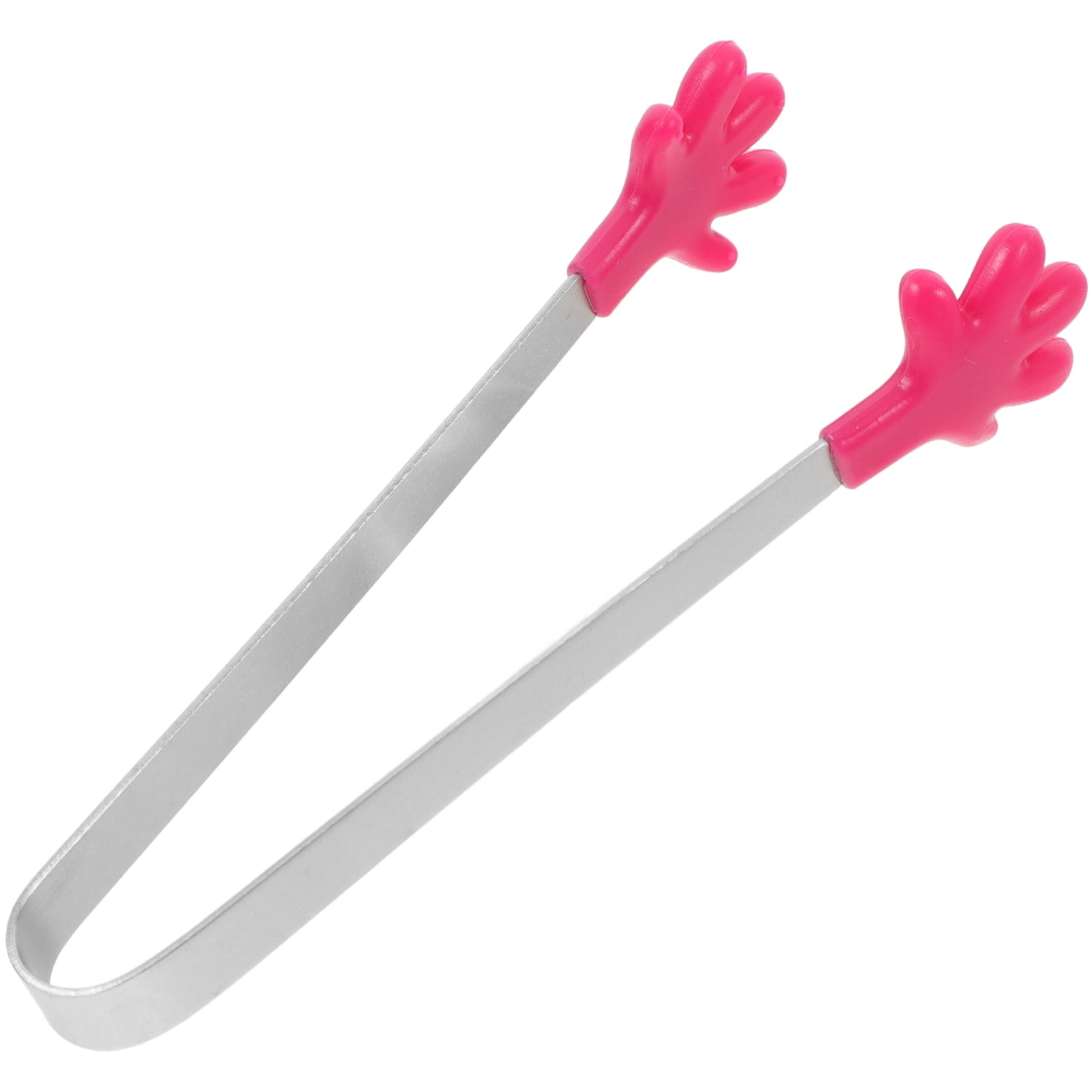 TAILTOSS 1Set Small Kitchen Tongs Stainless Steel Mini Hand Tongs Rose ...