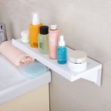 TAILTOSS 1Set Storage Rack White Rectangular Plastic Table Organizer ...