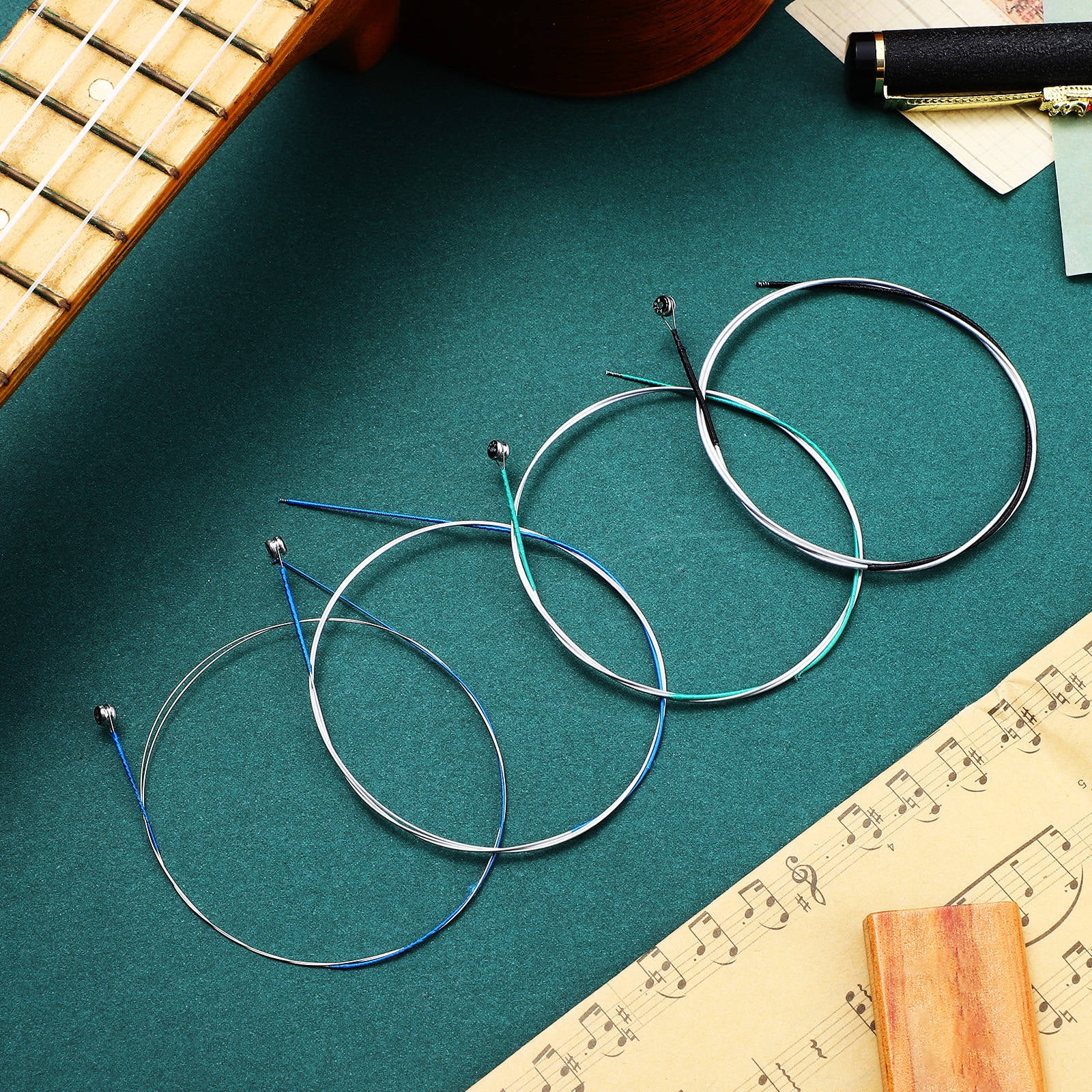 TAILTOSS 1Set Universal Violin Strings Classic Steel Wire for Violin Learners and Music Players ...