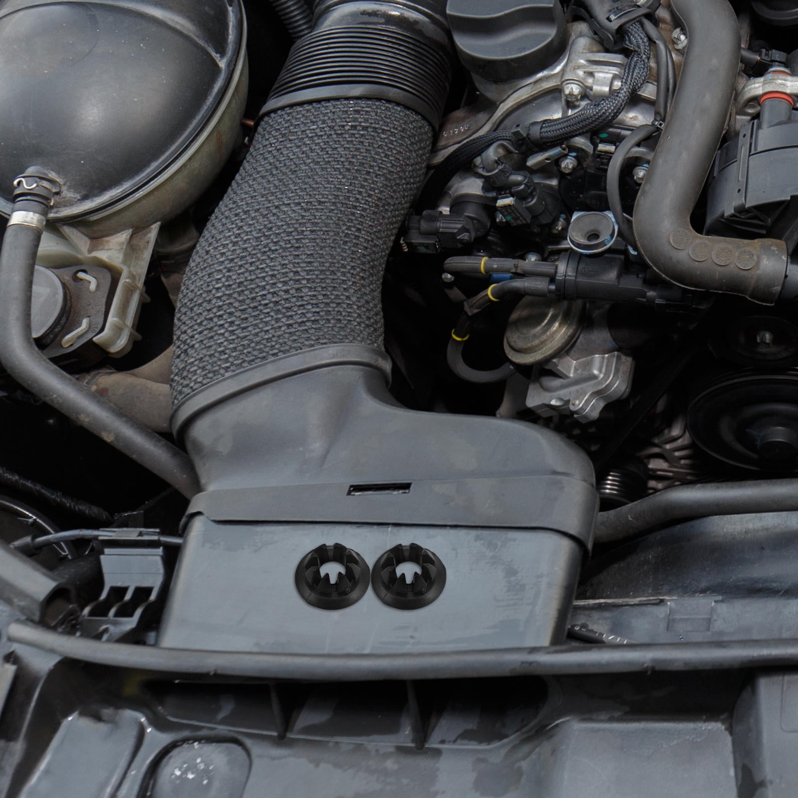 TAILTOSS 20Pcs Black Plastic Hood Prop Rod Retainer Clip for Car Hood ...