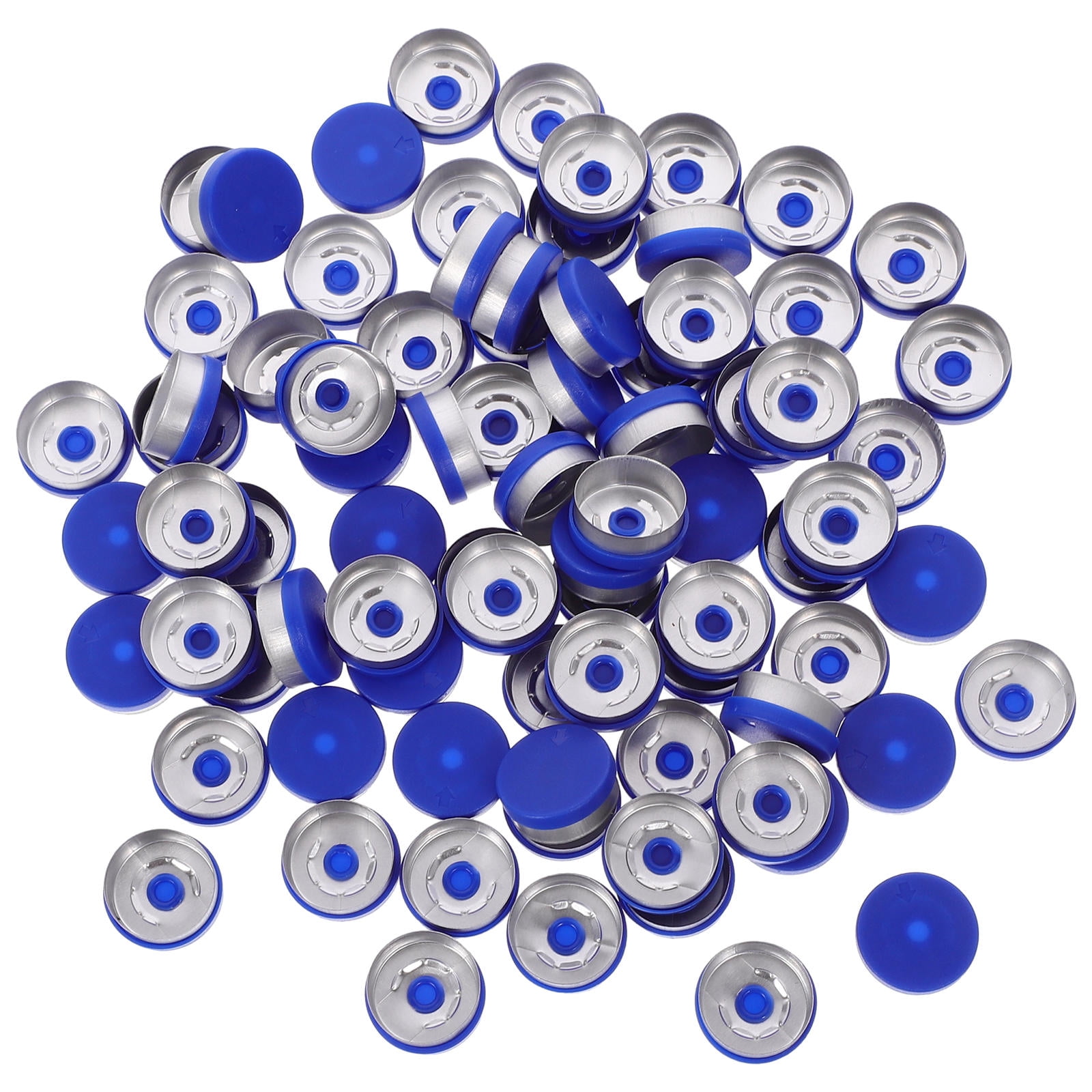 TAILTOSS 240Pcs Bottle Cap Liners Seals Aluminum Caps For Glass Vials ...