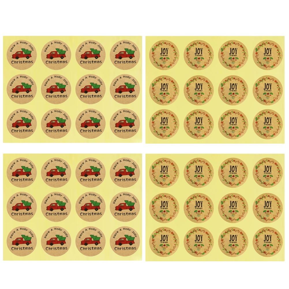 TAILTOSS 240Pcs Envelope Seals Stickers for Christmas Themed present ...