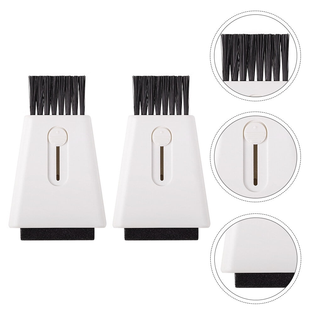 TAILTOSS 2Pcs Multipurpose PP Fiber Small Dual-head Cleaner Brush For ...