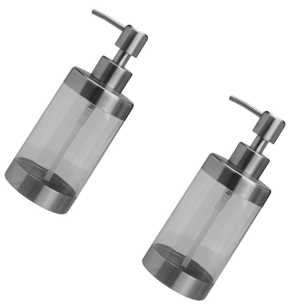TAILTOSS 2Set Lotion Bottles Square Shampoo Dispenser Bottles ...