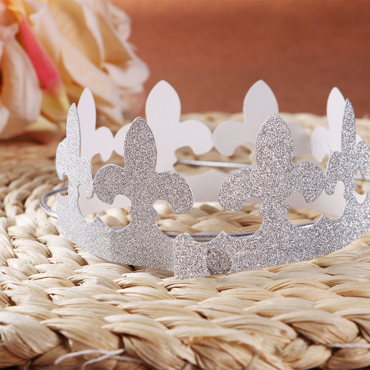 TAILTOSS 2Set Paper Crowns Adjustable Size Shiny Design for Birthday ...