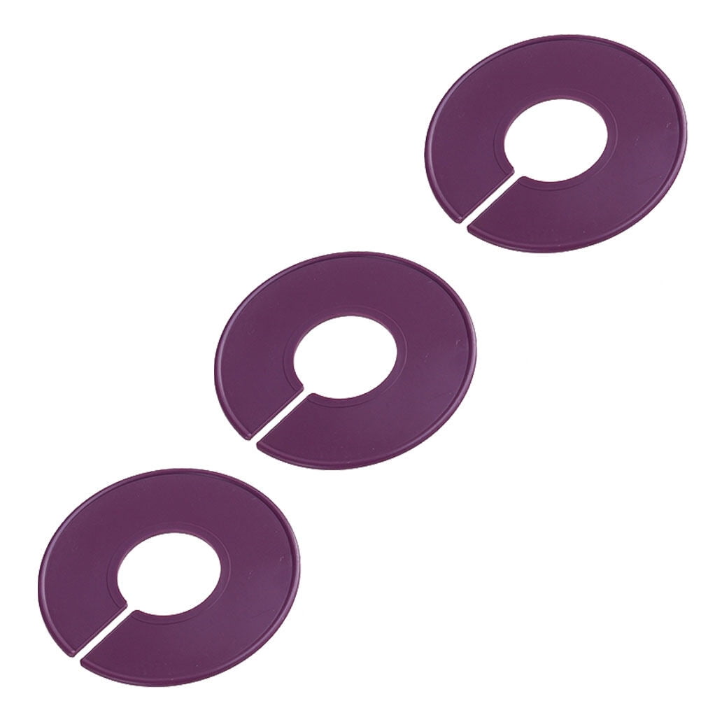 TAILTOSS 3 Pcs Closet Dividers Round Purple Material For Clothes ...