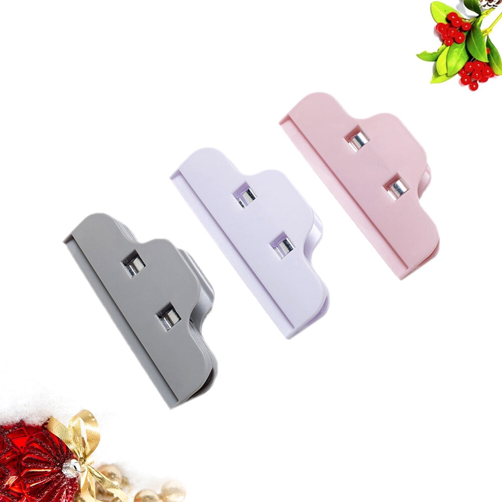 TAILTOSS 3 Set Assorted Color Sealing Clips for Food Safety Office Use ...