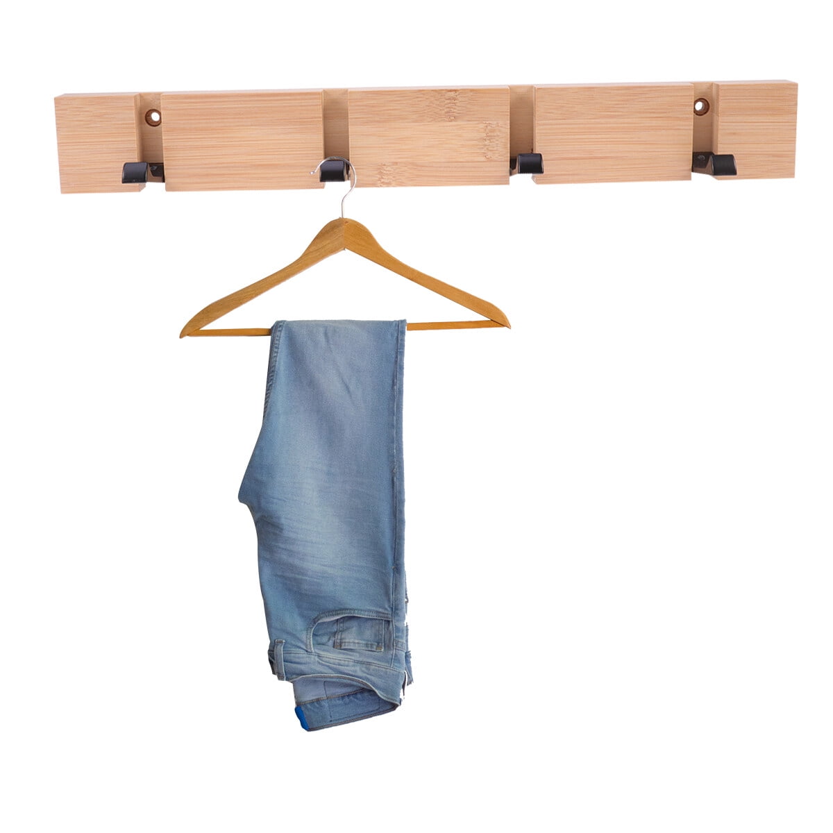 TAILTOSS 30Inch Wall-mounted Coat Hanger Simple Design Chocolate Space ...