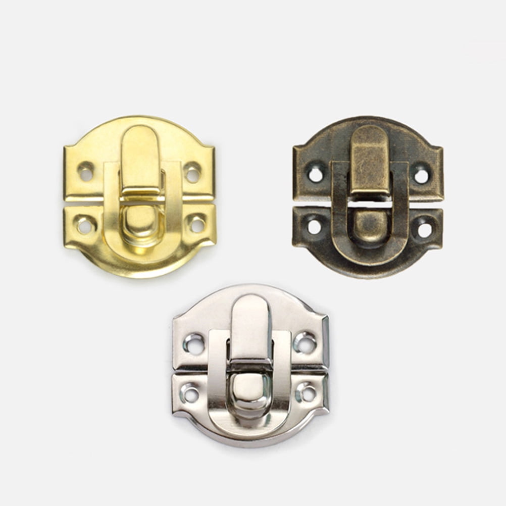 TAILTOSS 30Pcs Rectangular Hasp Latch Door Locks for Wooden Box Toolbox ...