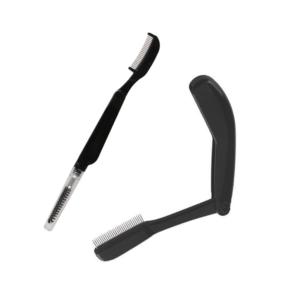 TAILTOSS 36Pack Eyebrow Combs Foldable Eyelash Comb Stainless Steel Pc ...