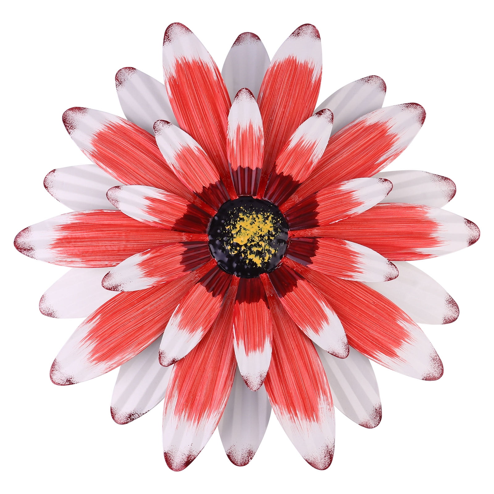 TAILTOSS 3D Flower Hanging Wall Art Decoration Made of Iron for Bedroom ...