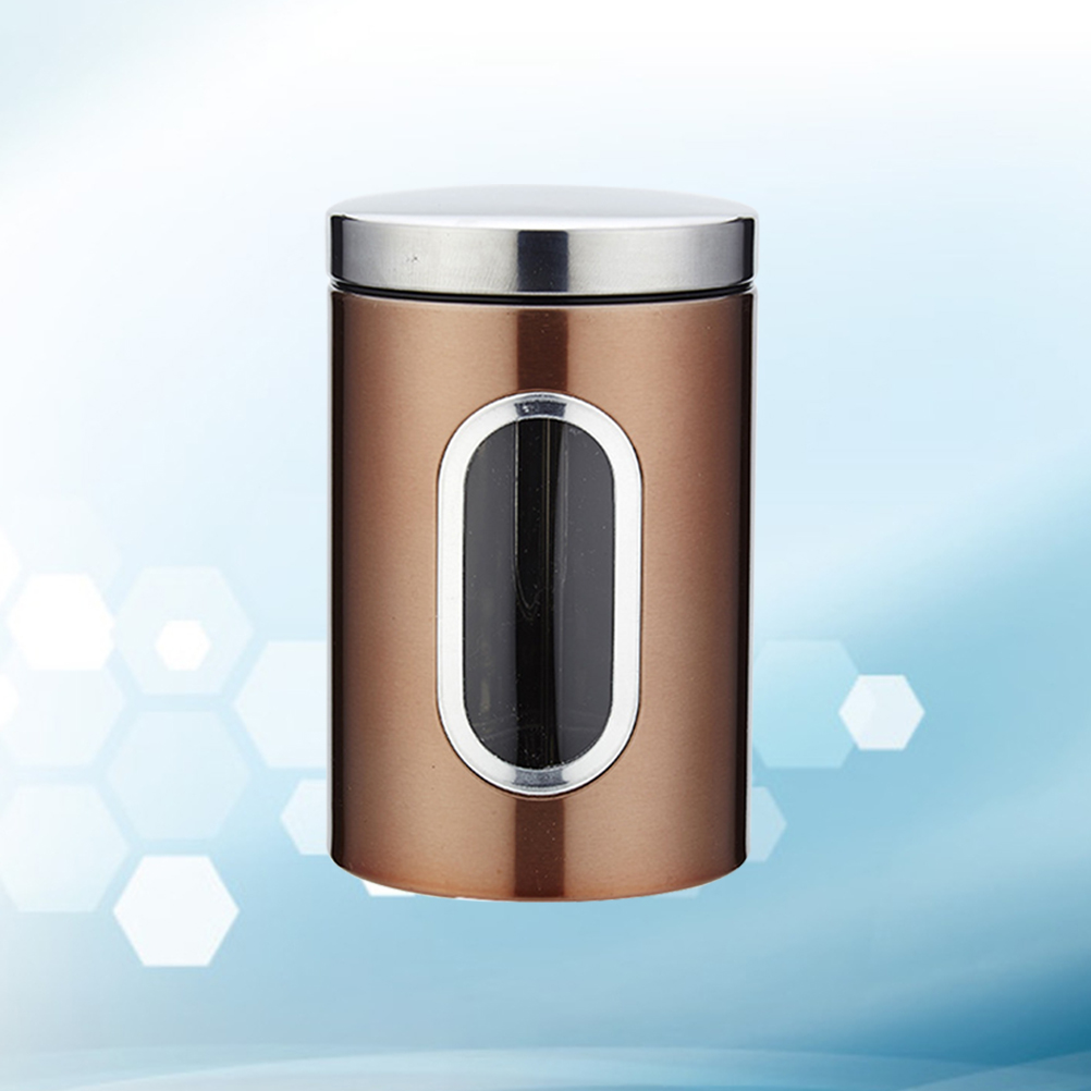 TAILTOSS 3Pcs Portable Spice Jars with Lids Stainless Steel Containers ...