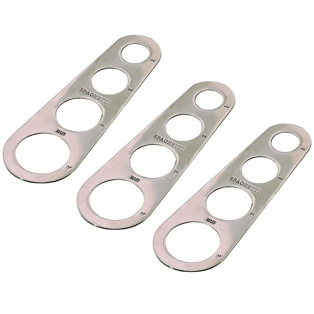 TAILTOSS 3Pcs Silver Square Hollow Loop Noodle Measuring Ruler for ...