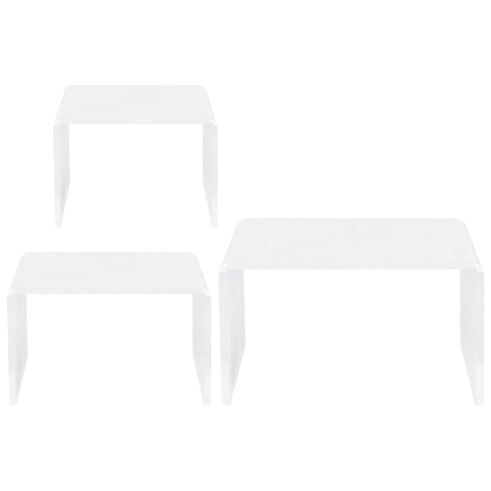 TAILTOSS 3Pcs Transparent Display Rack U Shape Acrylic Retail Display ...