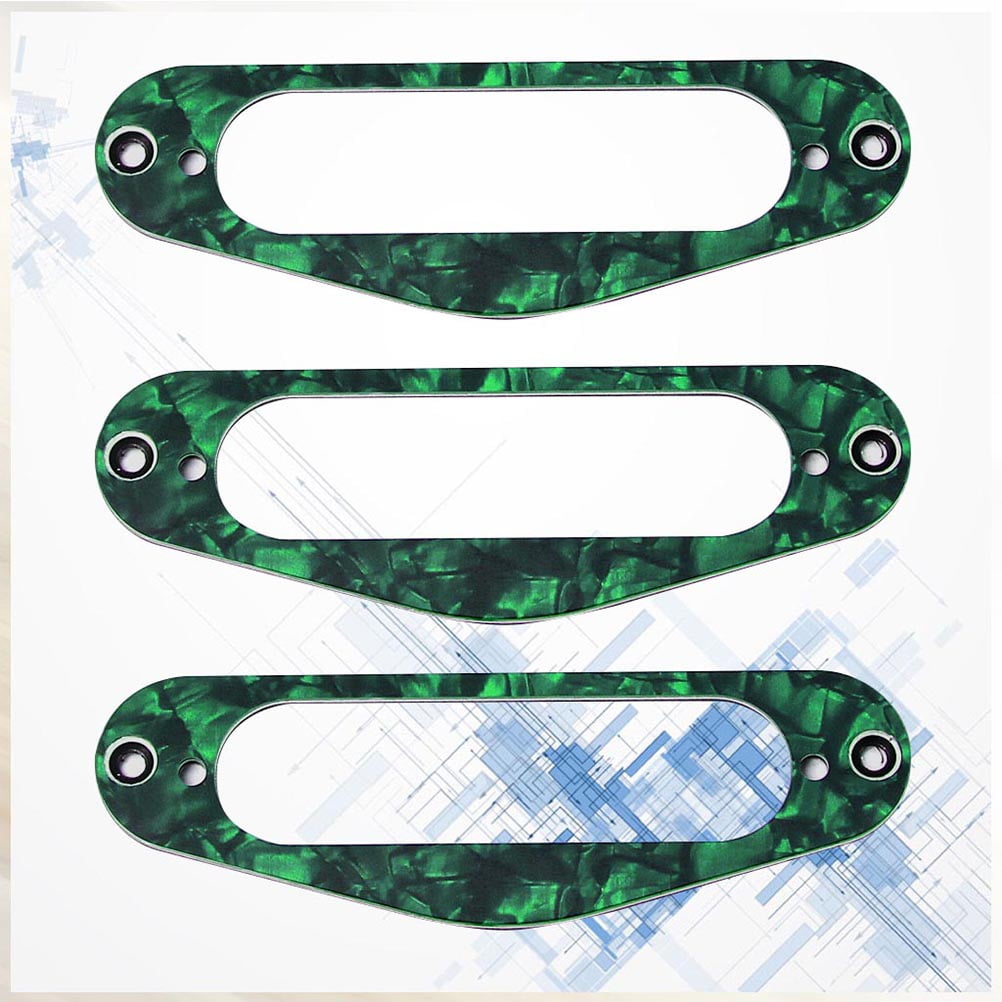 TAILTOSS 3Set Green Pickup Frame for Single Coil Pickups and DIY ...