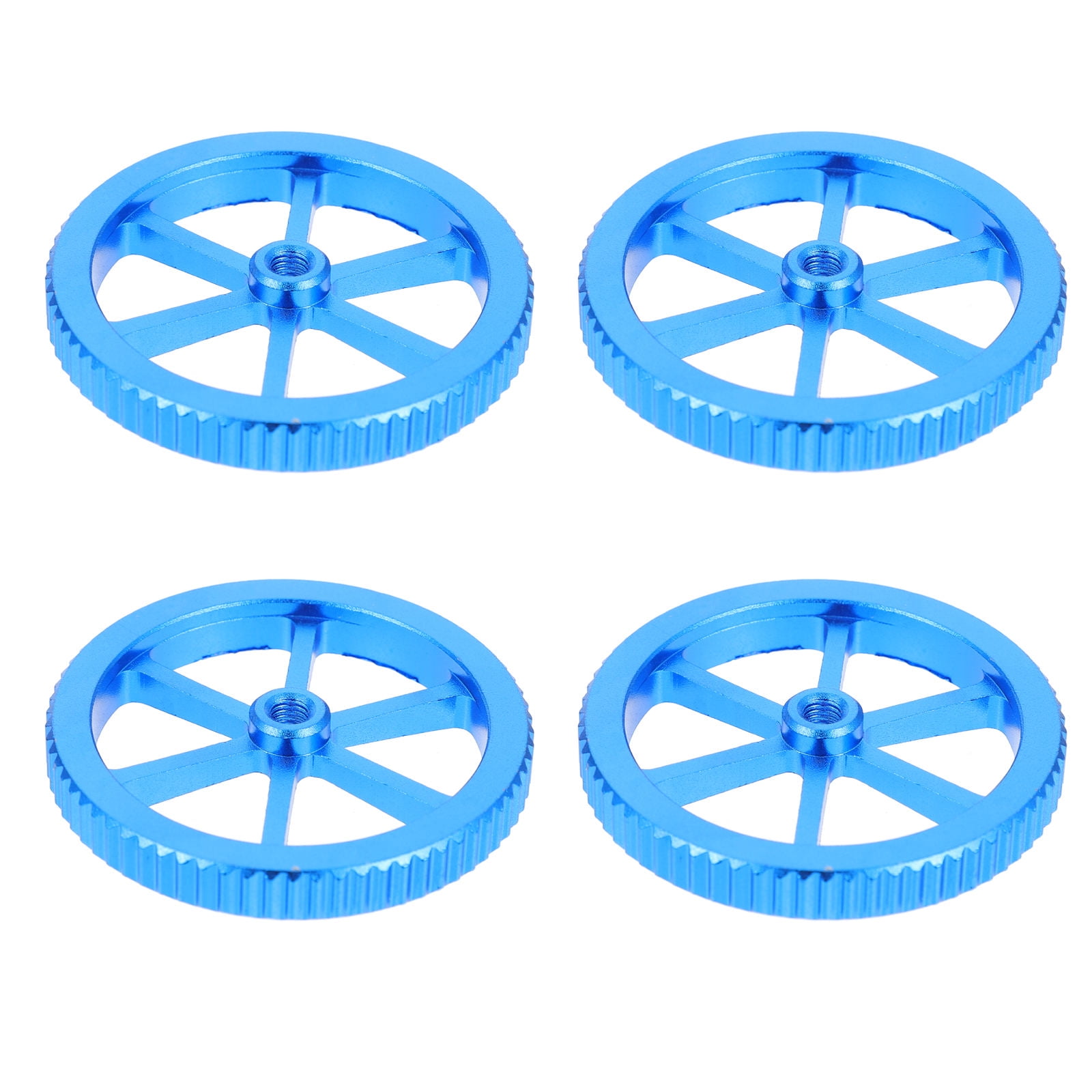 TAILTOSS 4Pcs Blue Metal Hand Twists Leveling Screws Nuts for 3D ...