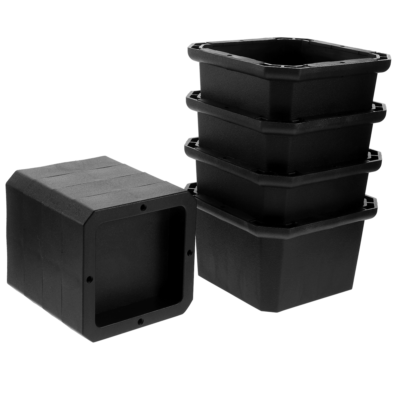 TAILTOSS Furniture Height Increasing Pad Bed Rubber Risers Rubber 4Pcs ...