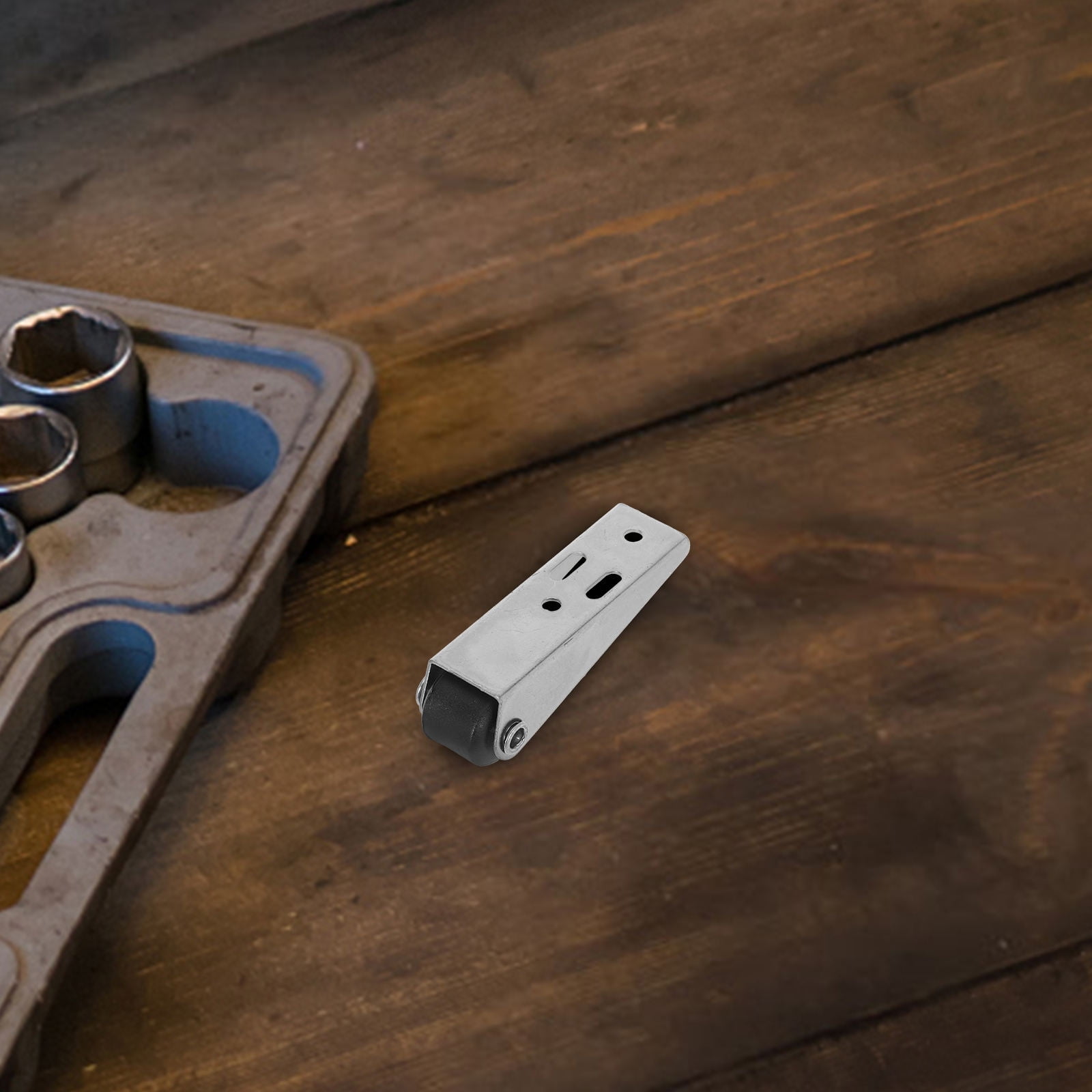 TAILTOSS 4Pcs Round Sliding Pulley for Closet Door Hardware Barn Door ...