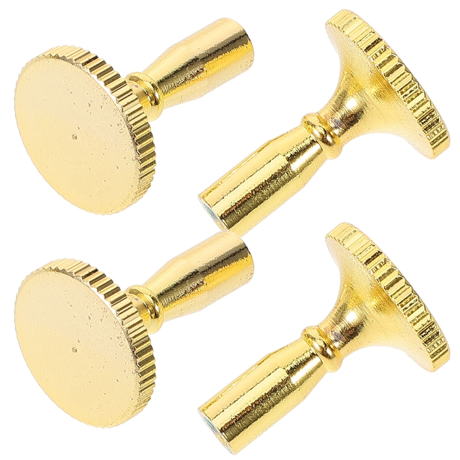 TAILTOSS 4Set Golden Round Copper Switch Knobs for Lamp Turn Knob ...