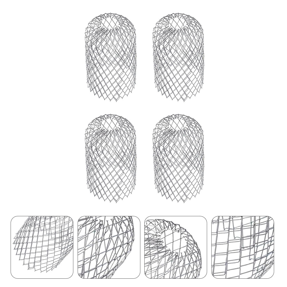 TAILTOSS 4pcs Gutter Downspout Filters Non-corrosive Silver Heavy-duty ...