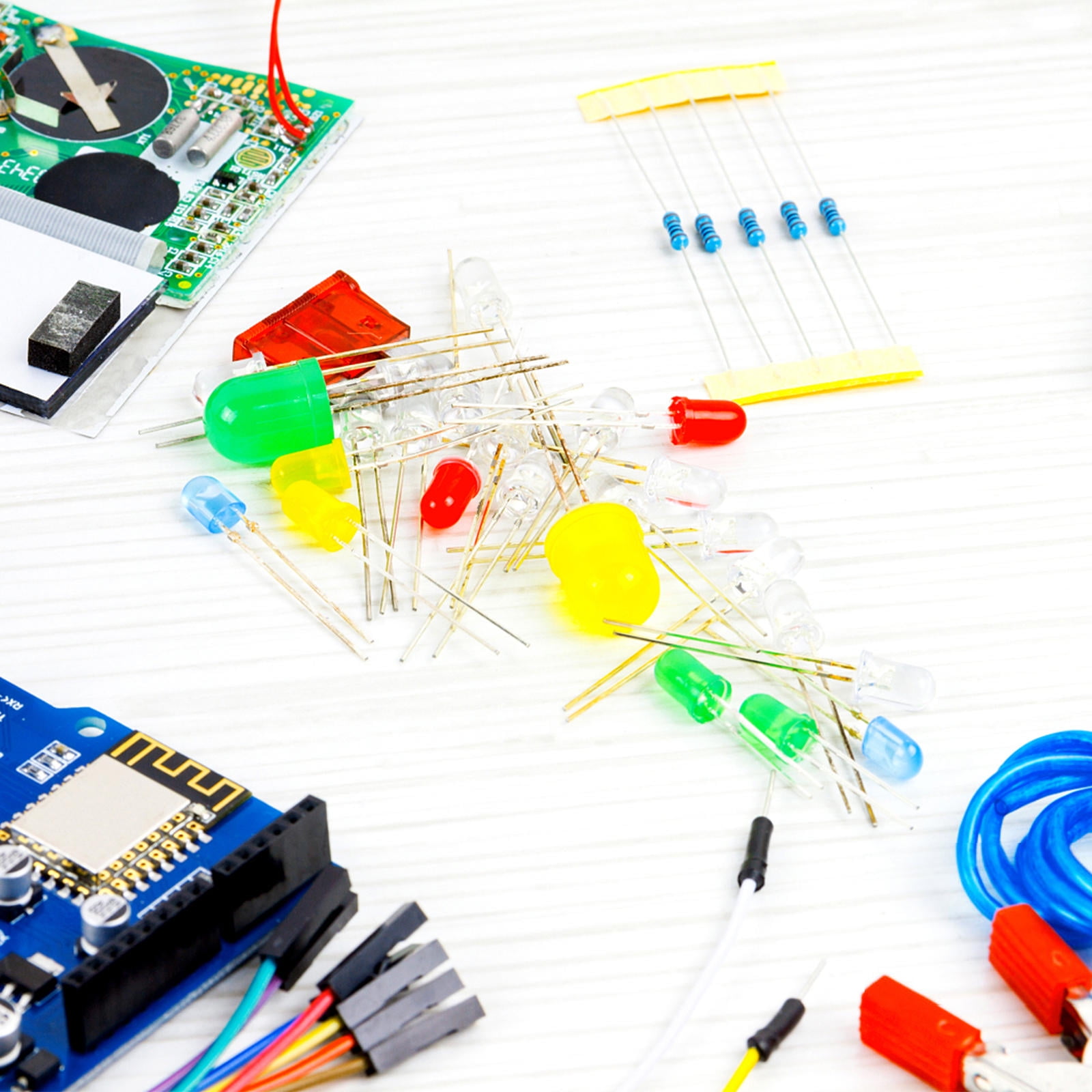 TAILTOSS 500 Pcs Led Light Diode Assorted Color for Electrical ...