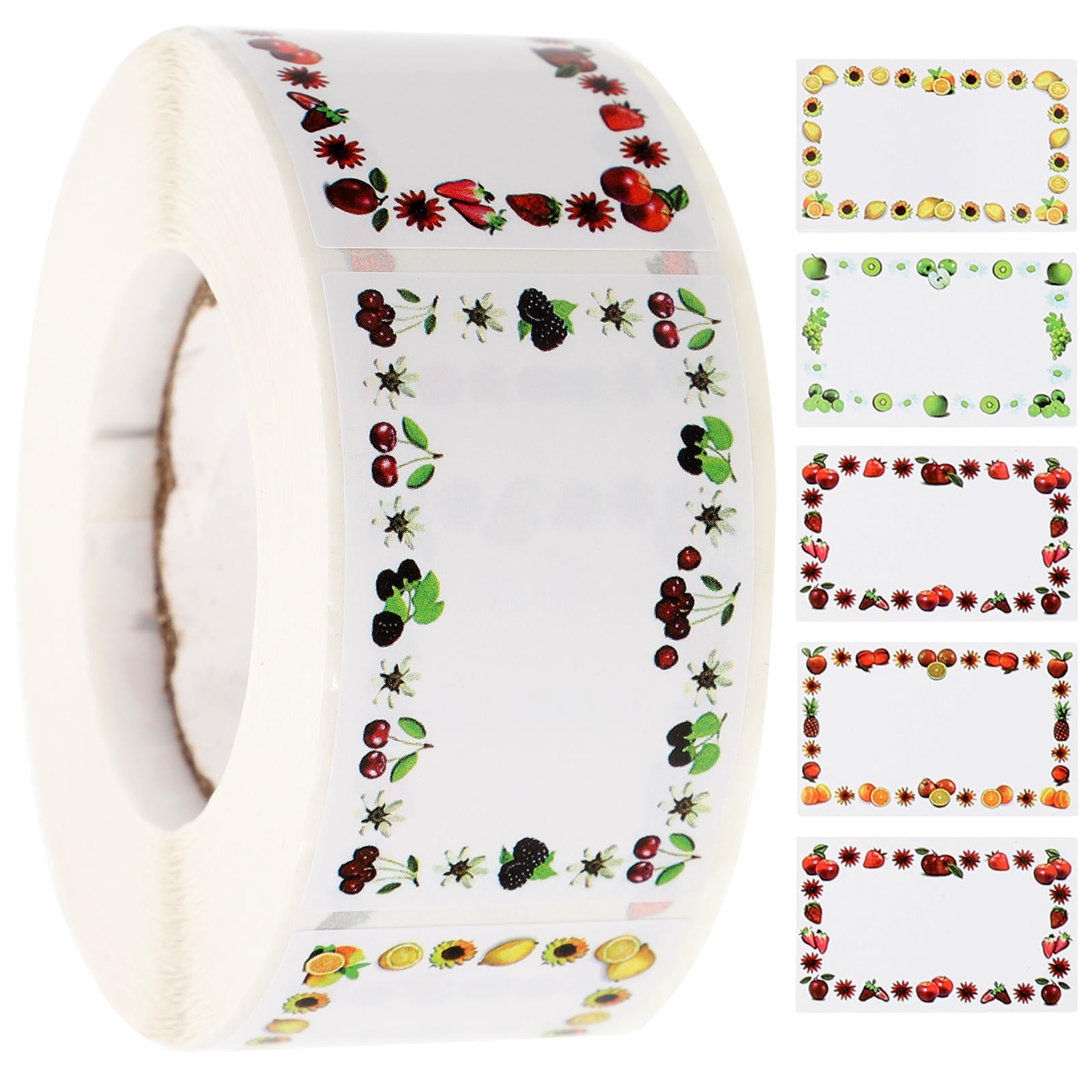 TAILTOSS 500Sheets Removable Freezer Labels Assorted Color Rectangle ...