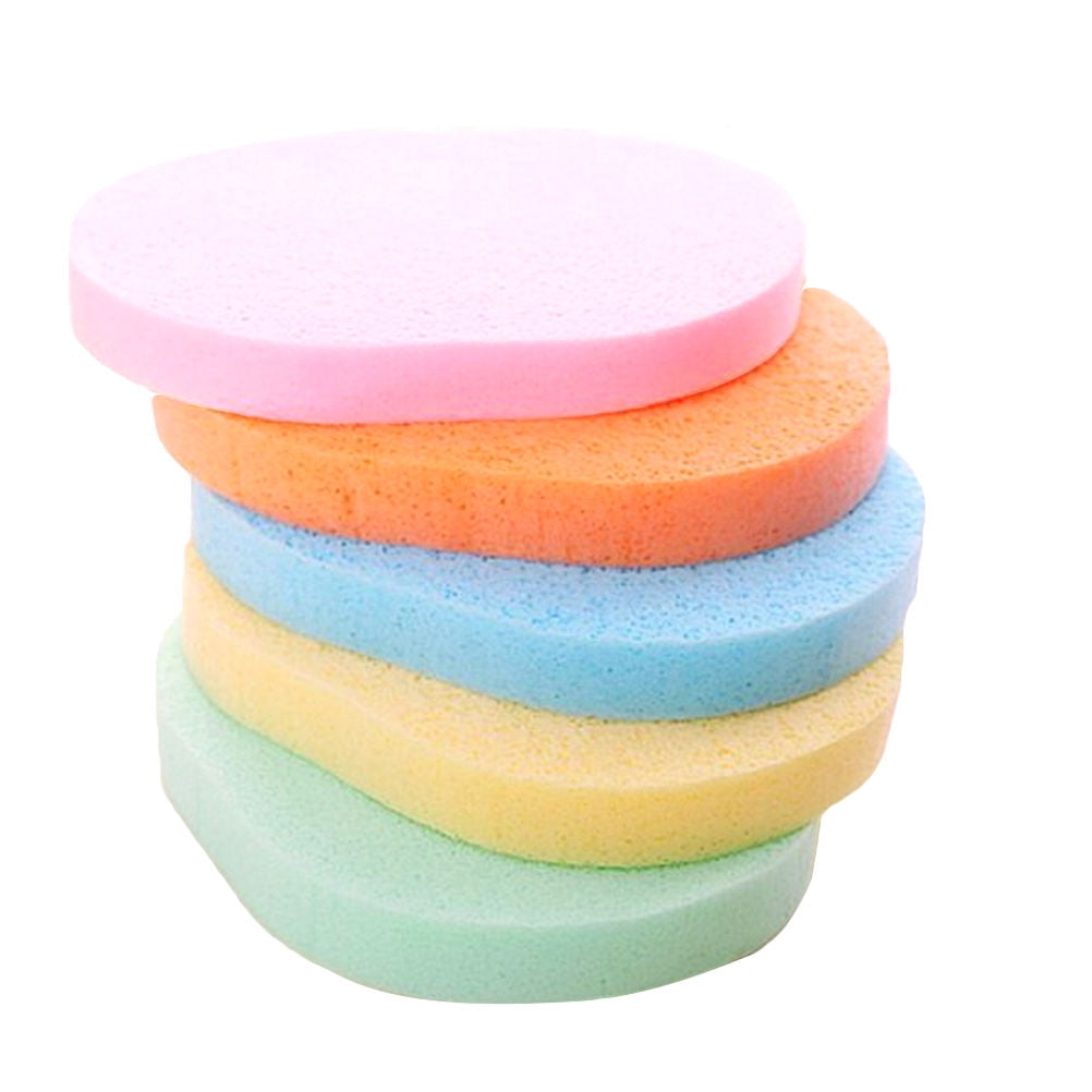 TAILTOSS 50Pack Facial Sponges For Cleansing With Activated Bamboo ...