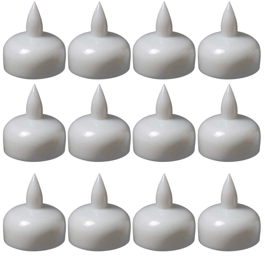 TAILTOSS 50Pack Floating Electric Candles Waterproof Pool Floating ...
