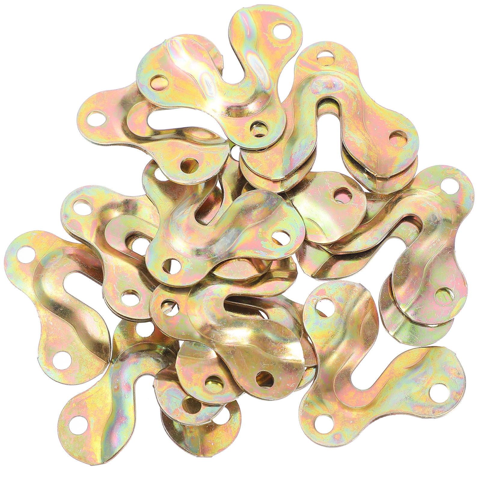 TAILTOSS 50Pcs Iron Keyhole Hangers for Picture Frames Mounting ...