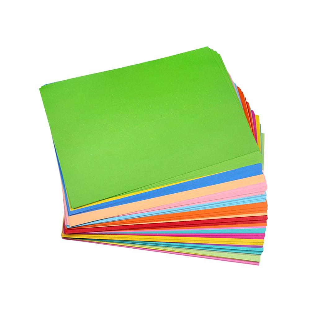 TAILTOSS 50Pcs Multicolor Cardstock Origami Paper Assorted Color for ...