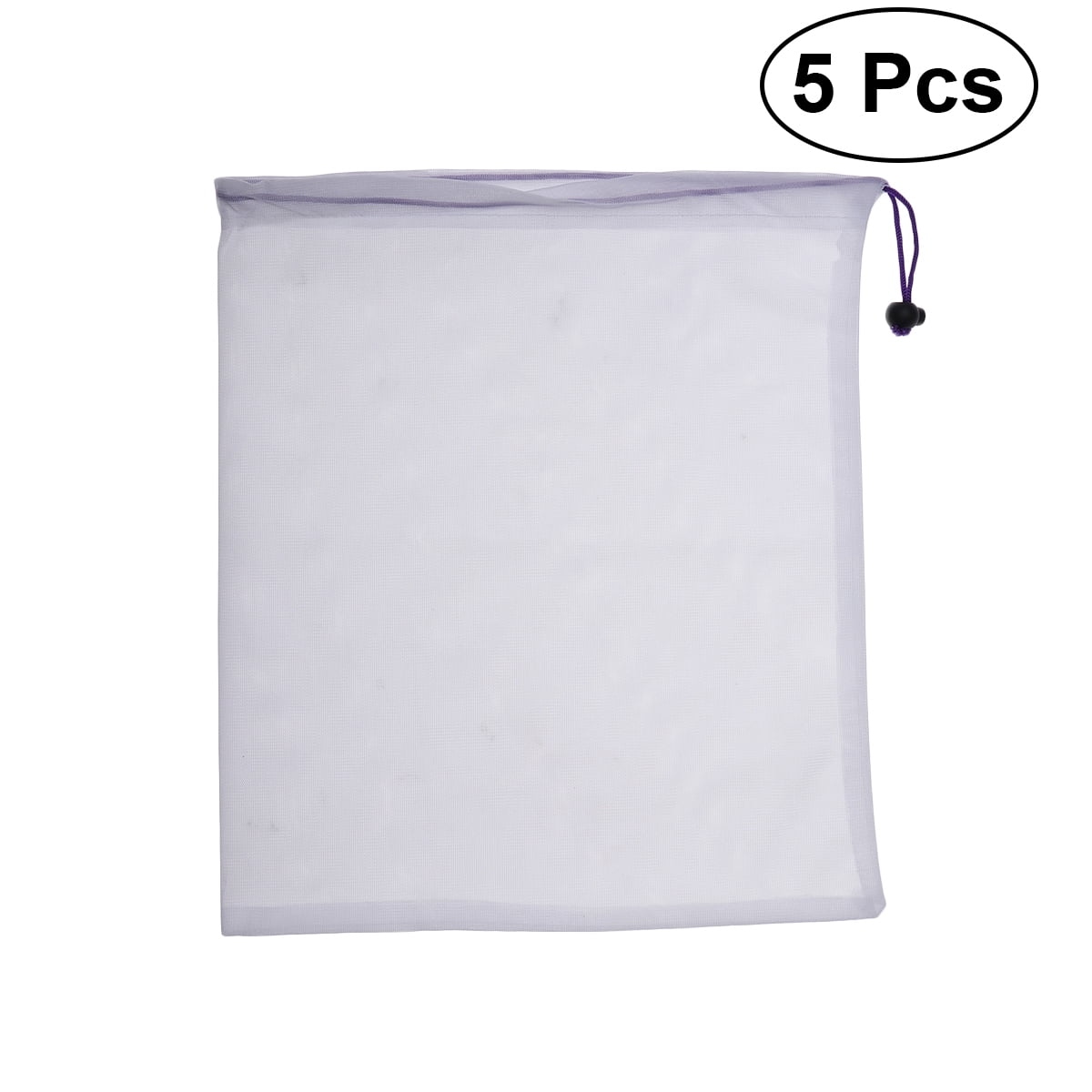 TAILTOSS 5Pcs Grocery Tote Bag Square Shape Drawstring Closure For ...
