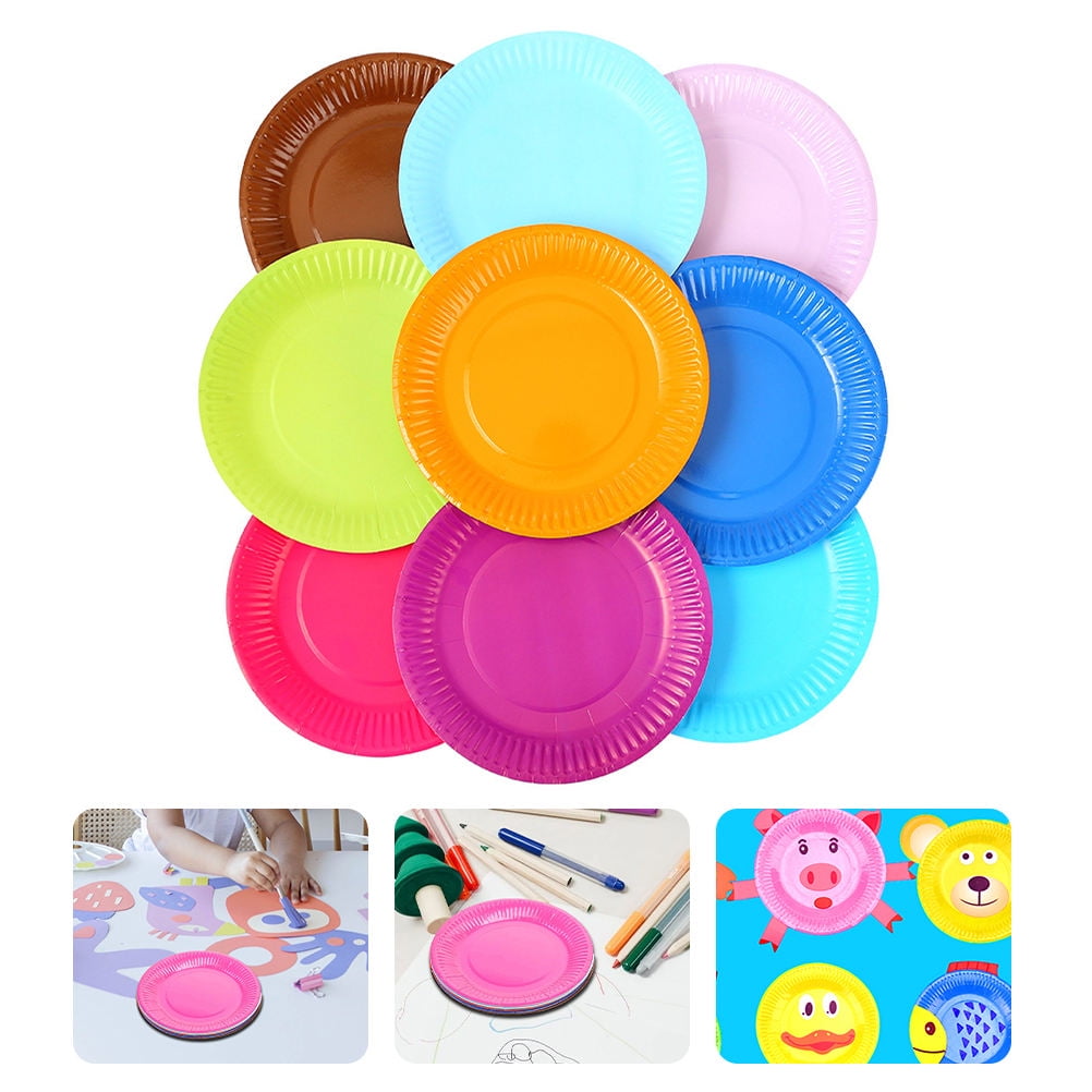 TAILTOSS 60Pcs Painting Sheets for Kids Assorted Color Round Shape for ...