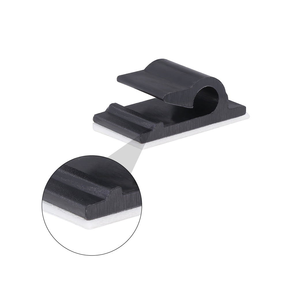 TAILTOSS 60Pcs Rectangular Plastic Cord Holder Clips for Line ...